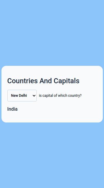 GitHub - techanudeep74/CapitalsApp_ReactJs: CapitalApp | Coding Practice - 13 | ReactJs | NxtWave