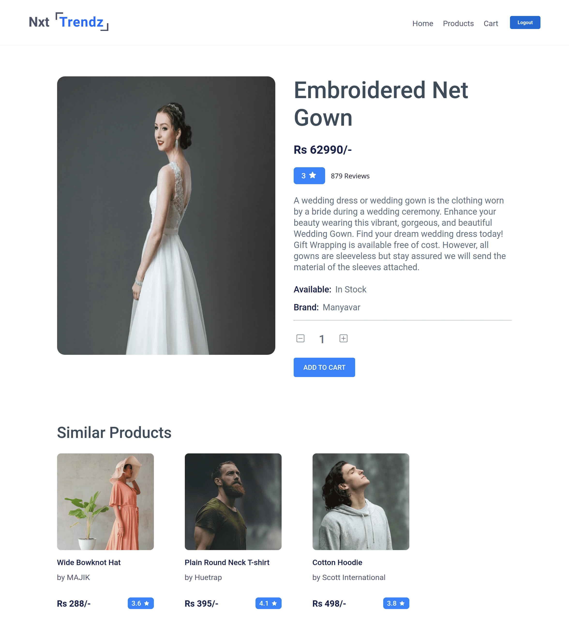 Github Jayamadhuri263nxttrendzspecificproductdetails By React When Authenticated User Clicks