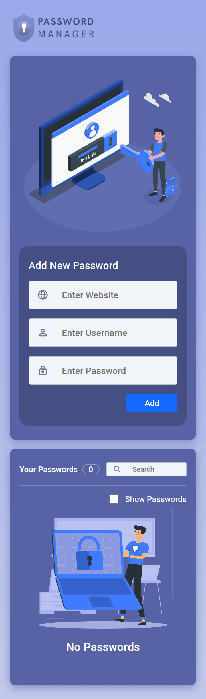 Github Kumarnadhprojects Passwordmanager Assignment Reactjs